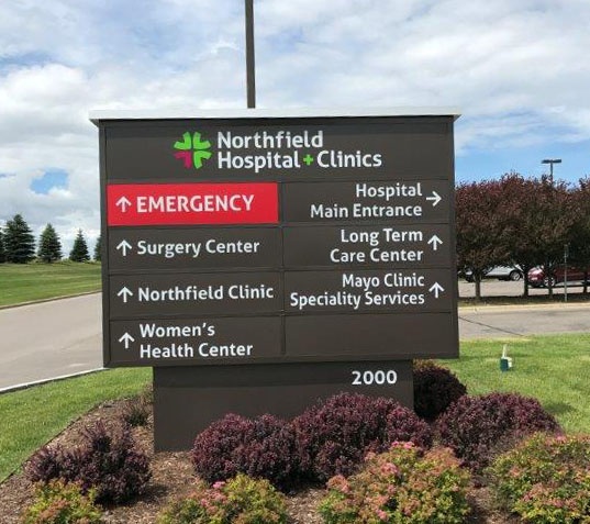 Hospital Signage Project Recap - Northfield Hospital & Clinics