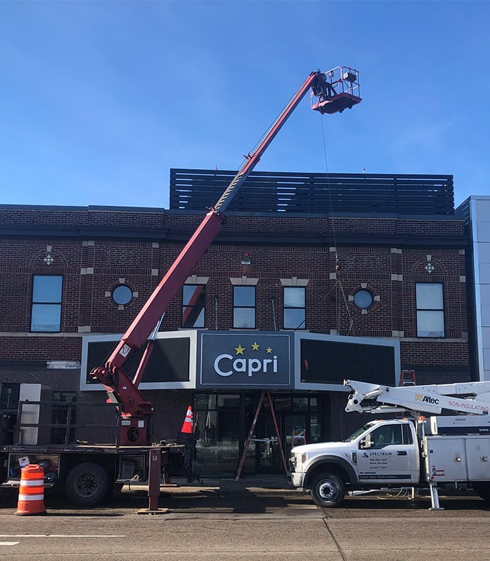 Spectrum Sign Systems Installation