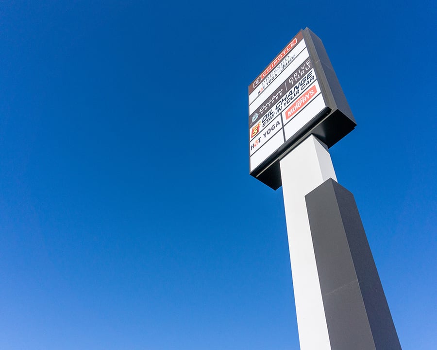 Blaine Square Multi Tenant Pylon Signs