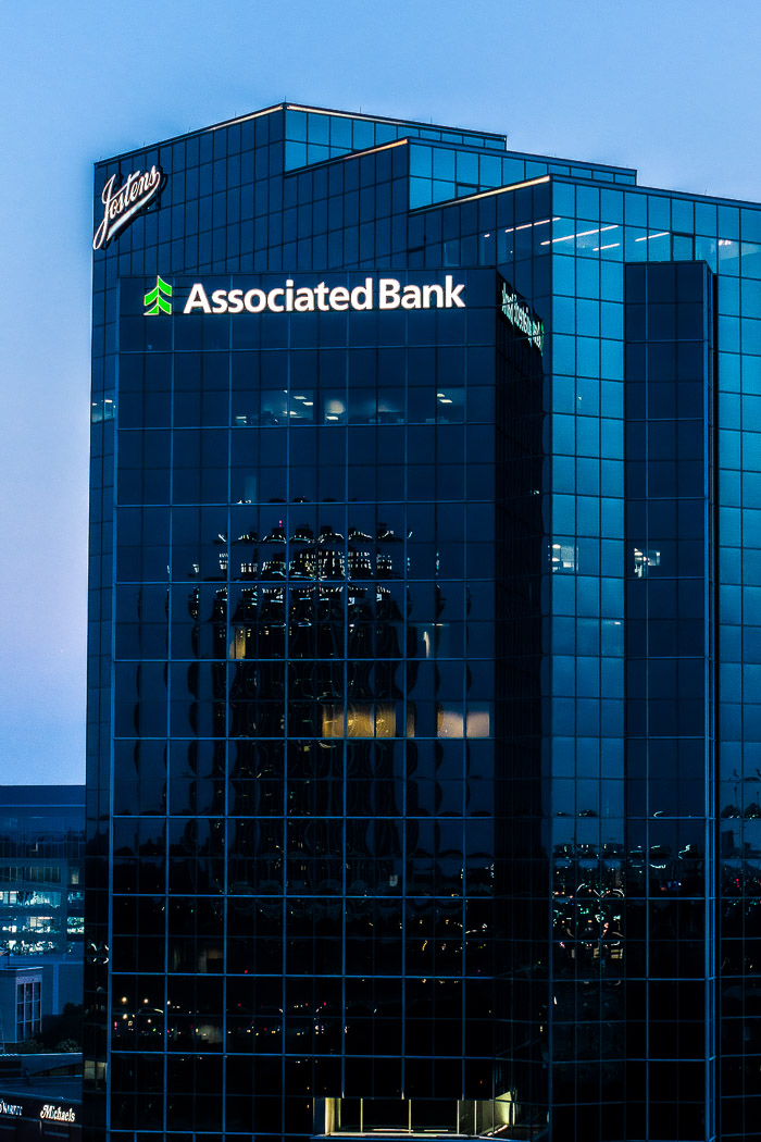 Associated Bank Introduces LED Letter Set to Illuminate the Skyline